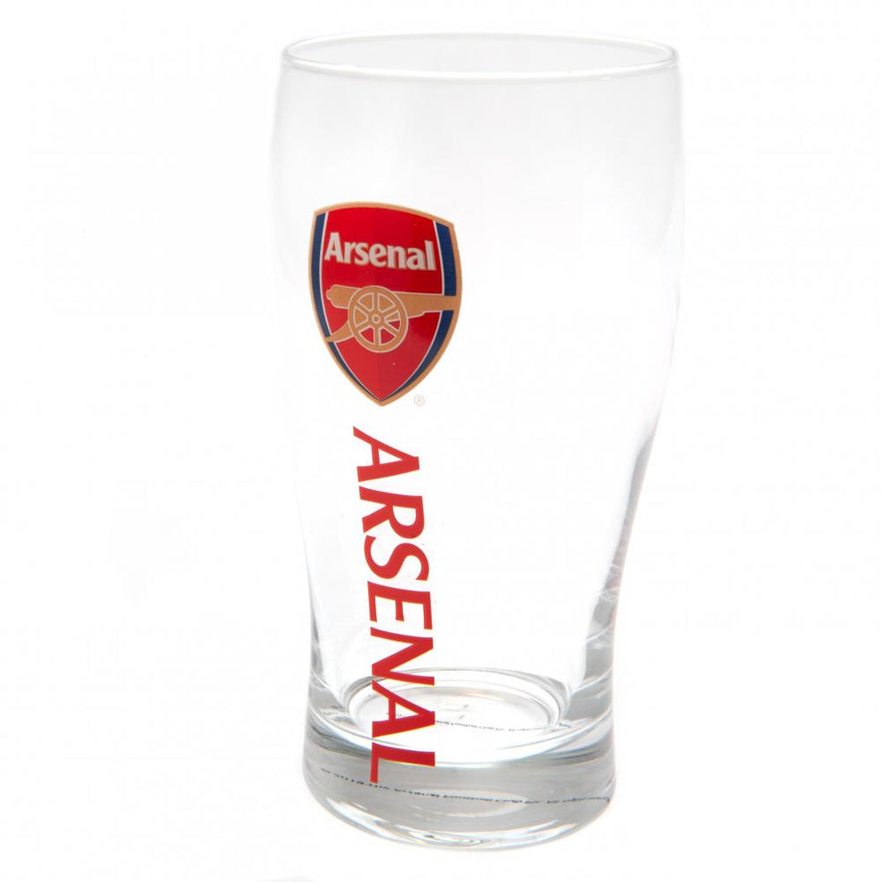 Arsenal FC Tulip Pint Glass – Cazna Sports