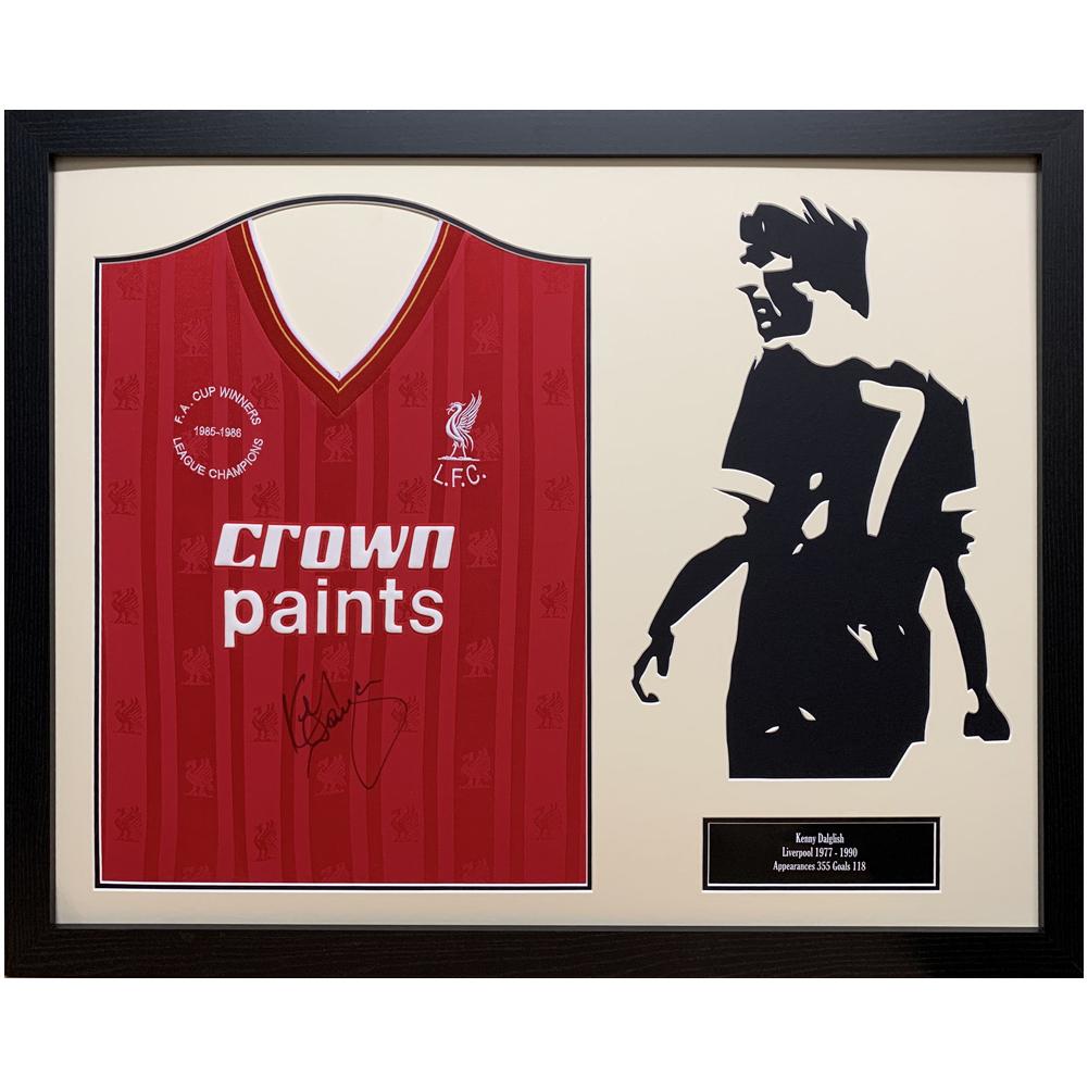 Liverpool FC 1986 Dalglish Signed Shirt Silhouette – Cazna Sports