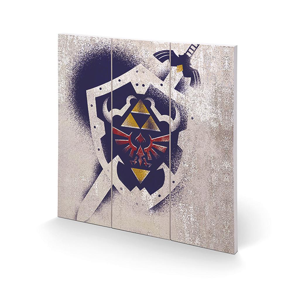 The Legend Of Zelda Shield Wood Print – Cazna Sports