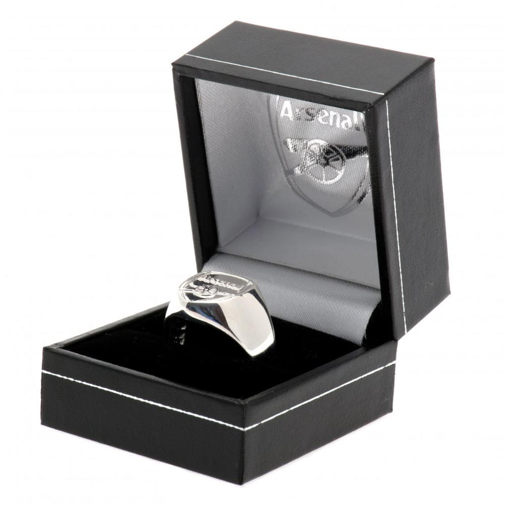 Arsenal FC Sterling Silver Ring Large – Cazna Sports