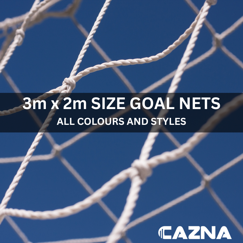3m x 2m Replacement Soccer Goal Nets – Cazna Sports