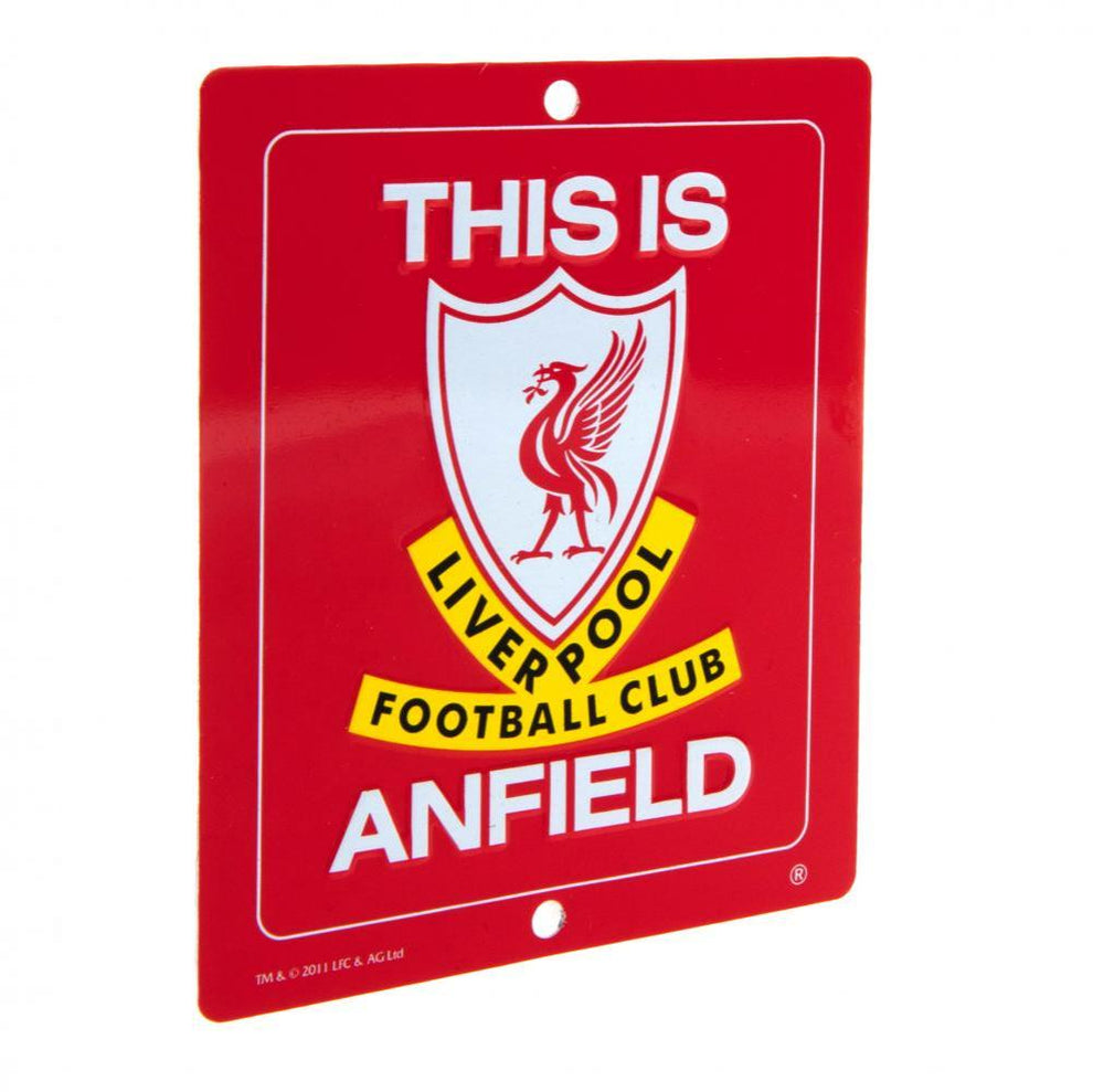 Liverpool FC This Is Anfield Window Sign – Cazna Sports