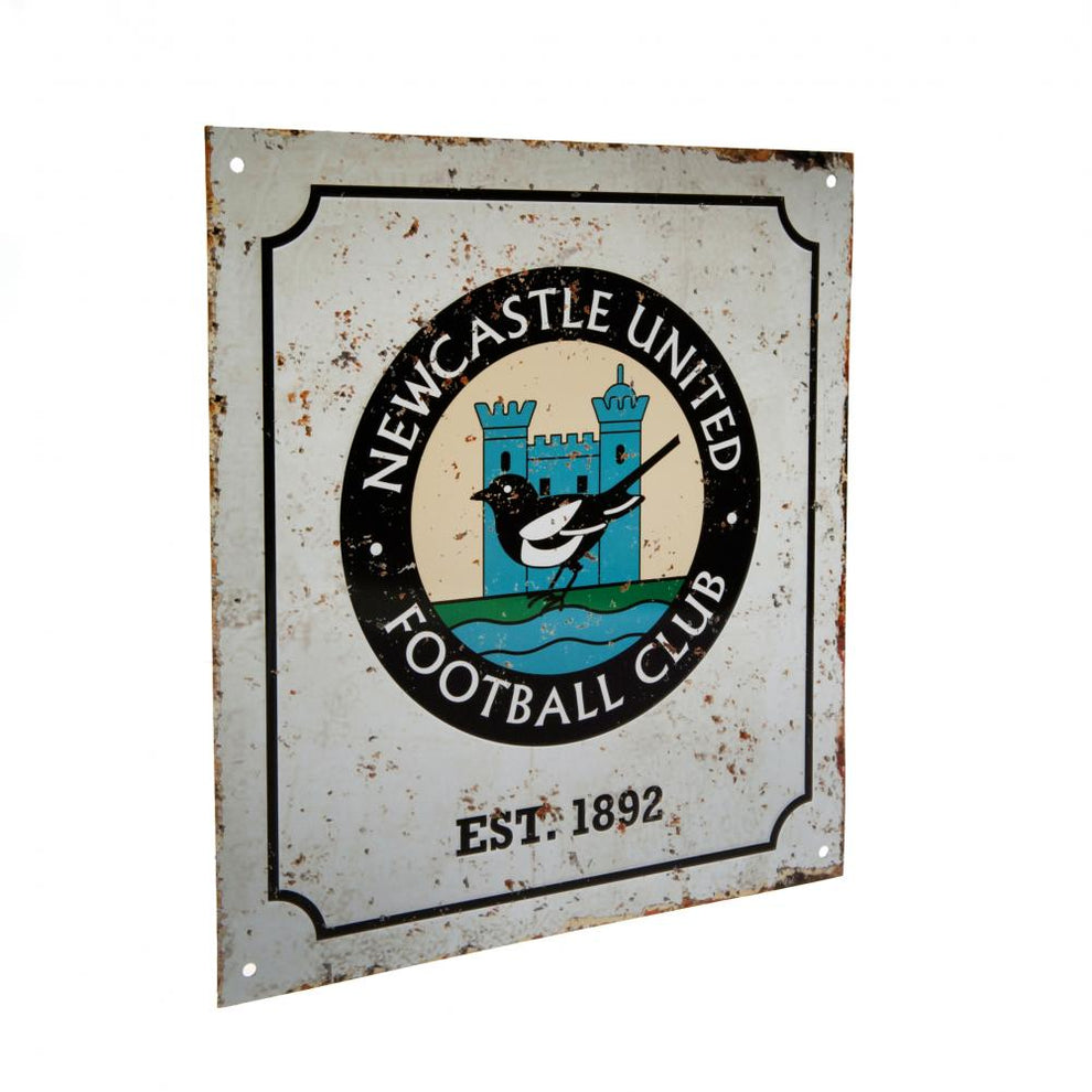 Newcastle United FC Retro Logo Sign – Cazna Sports