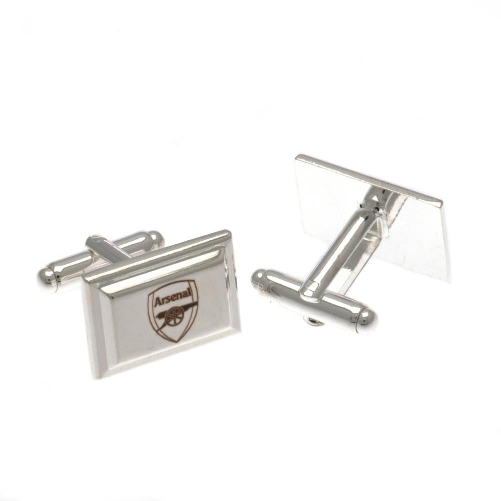 Arsenal FC Silver Plated Cufflinks – Cazna Sports