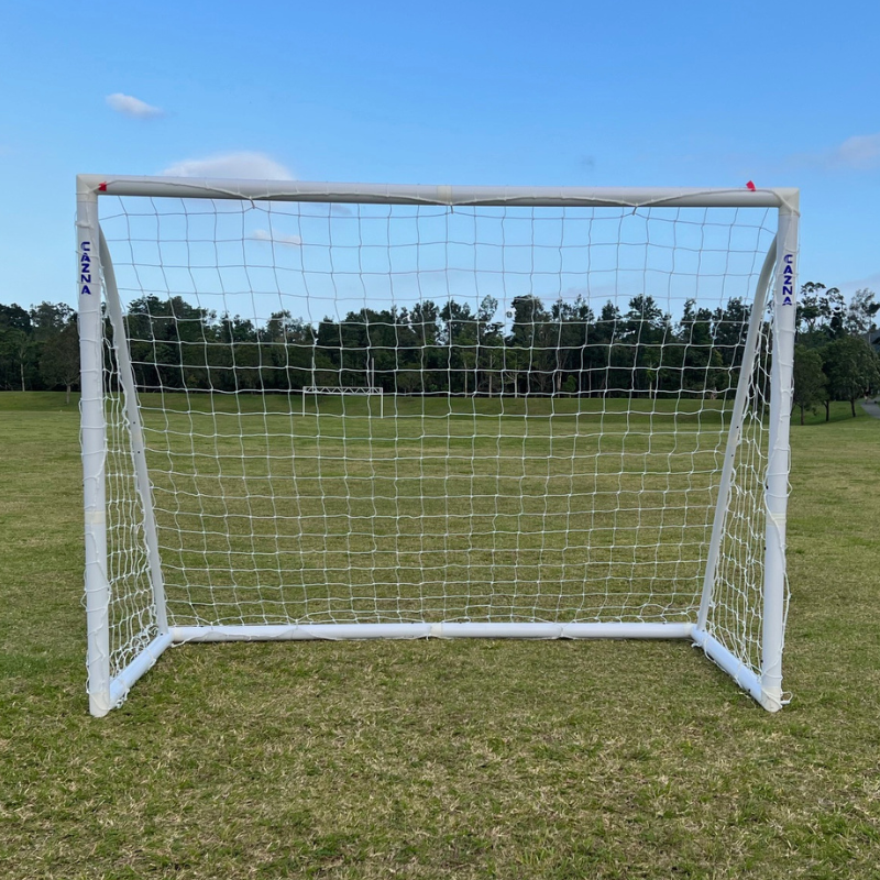 1.8m x 1.2m Cazna UPVC Soccer Goal Post – Cazna Sports