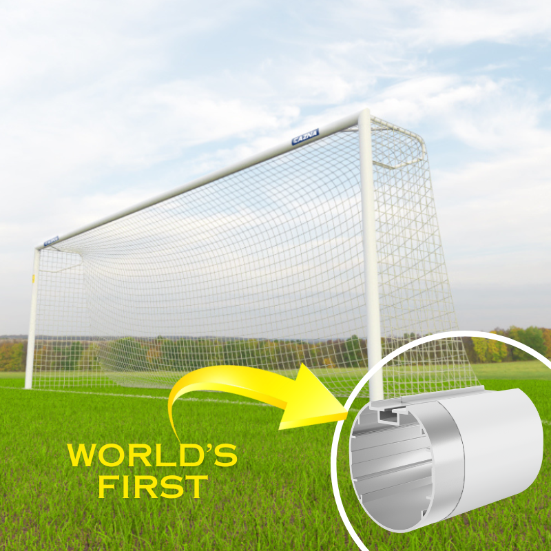 5m x 2m Cazna Socketed Soccer Goal – Cazna Sports