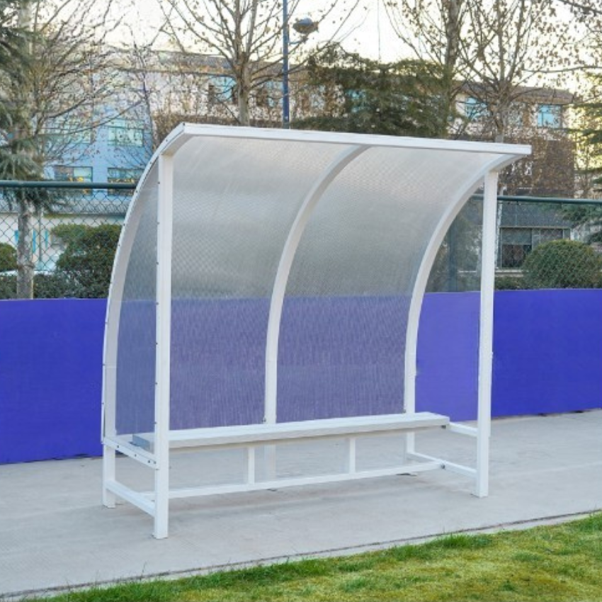 Cazna bench shelter [shelter length & seats:: 6m shelter | 12 seats ...