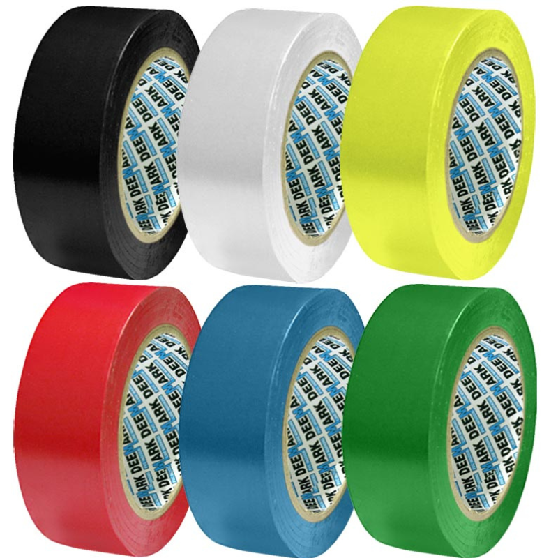 Heavy duty line marking tape [50mm] - 6x colours – Cazna Sports