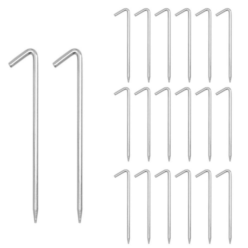 Steel net pegs – Cazna Sports