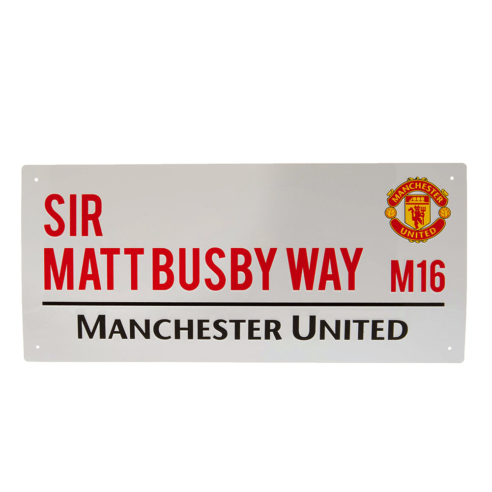 Manchester United FC Sir Matt Busby Way Street Sign – Cazna Sports