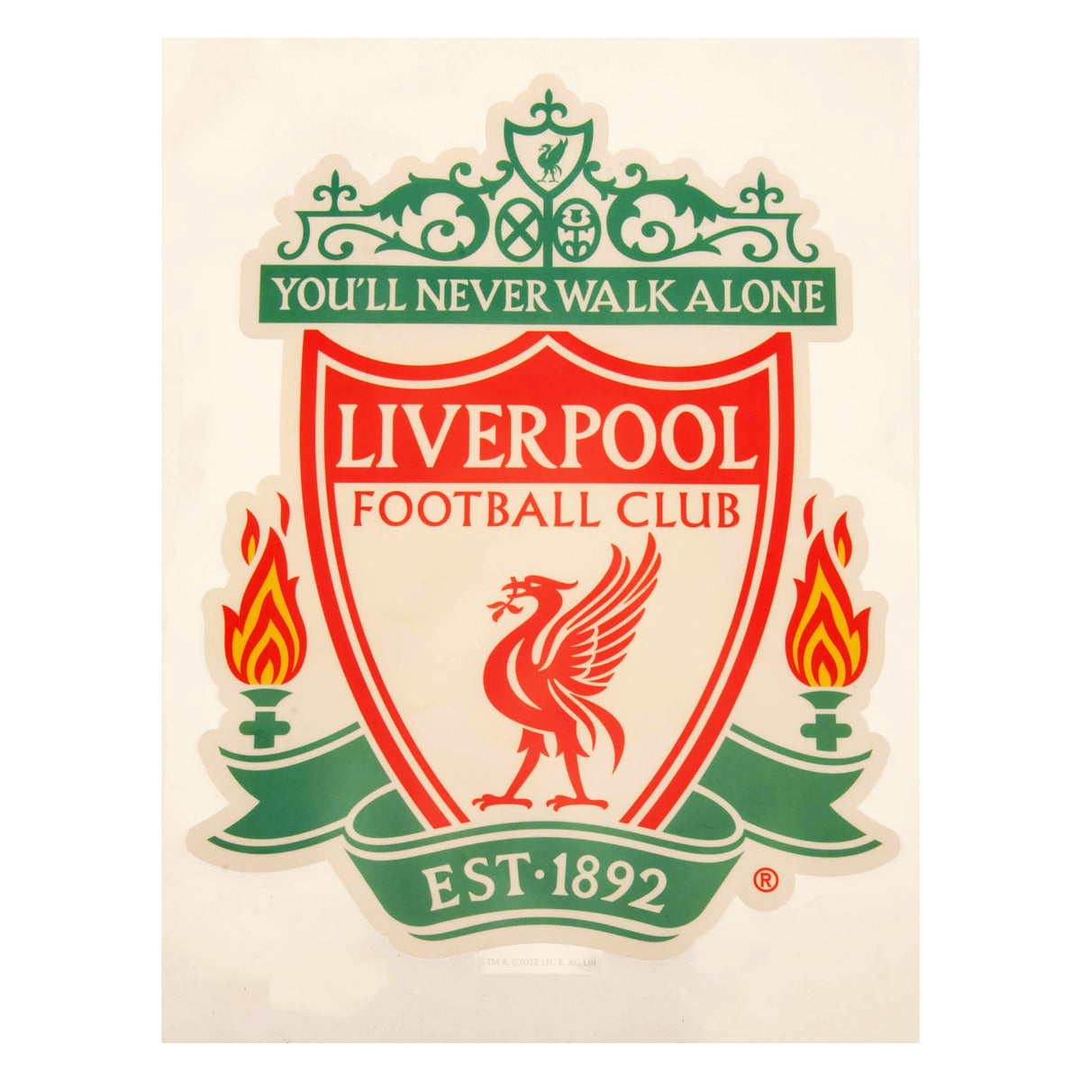 Liverpool FC Crest A4 Car Decal – Cazna Sports