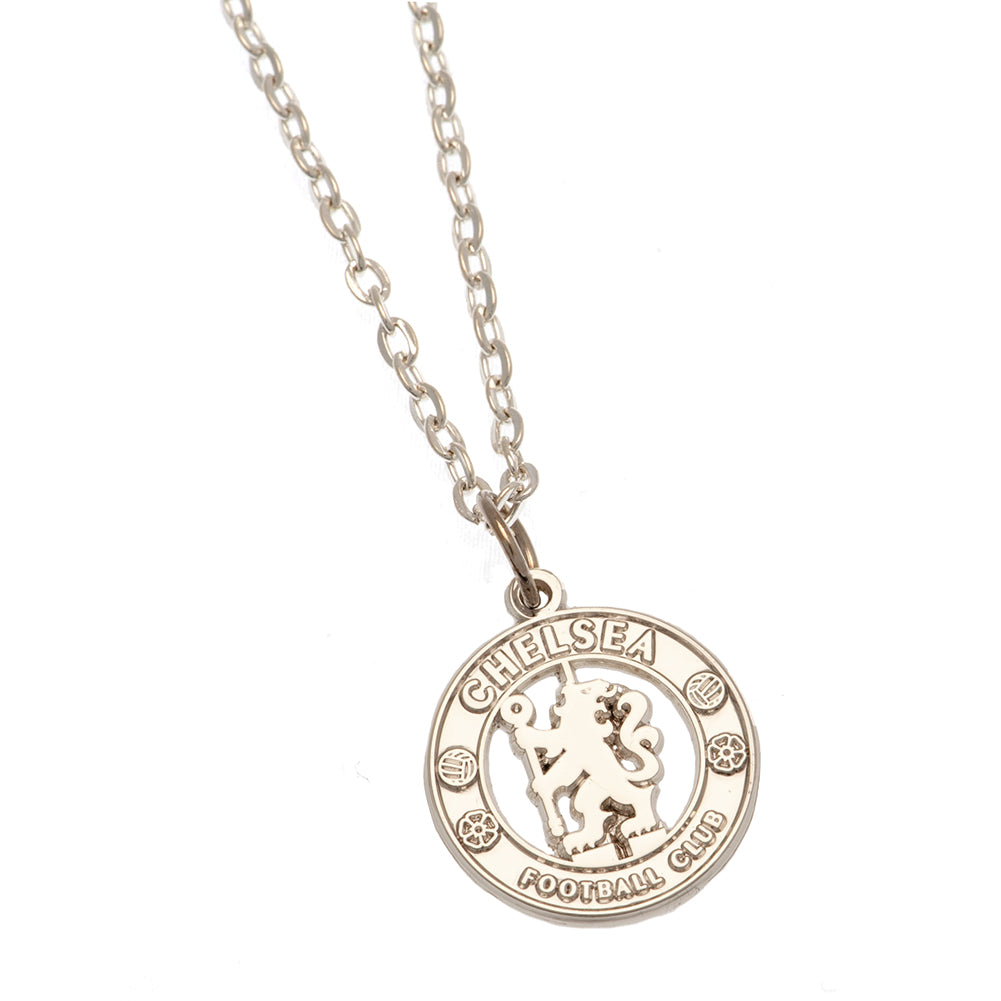 Chelsea FC Silver Plated Boxed Pendant CR – Cazna Sports