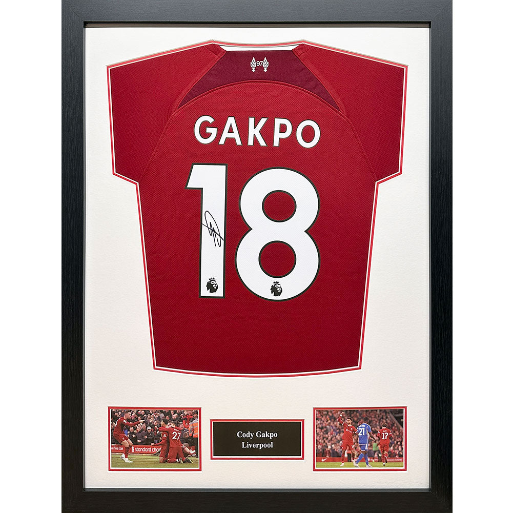 Liverpool FC Gapko Signed Shirt (Framed) – Cazna Sports