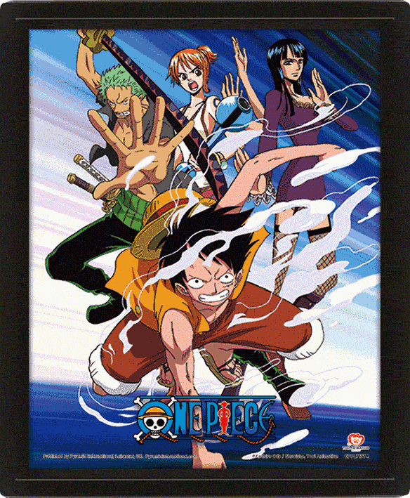 One Piece Framed Assault 3D Picture – Cazna Sports