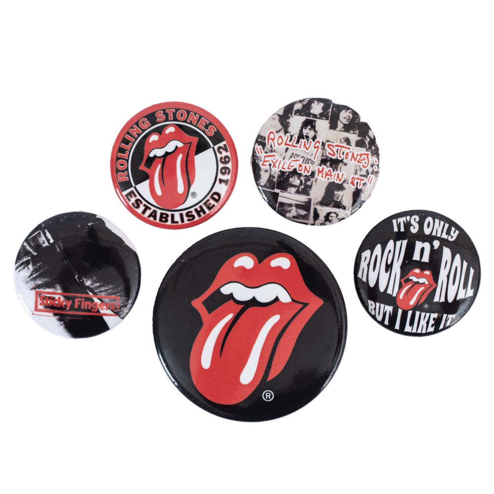 The Rolling Stones Classic Button Badge Set – Cazna Sports
