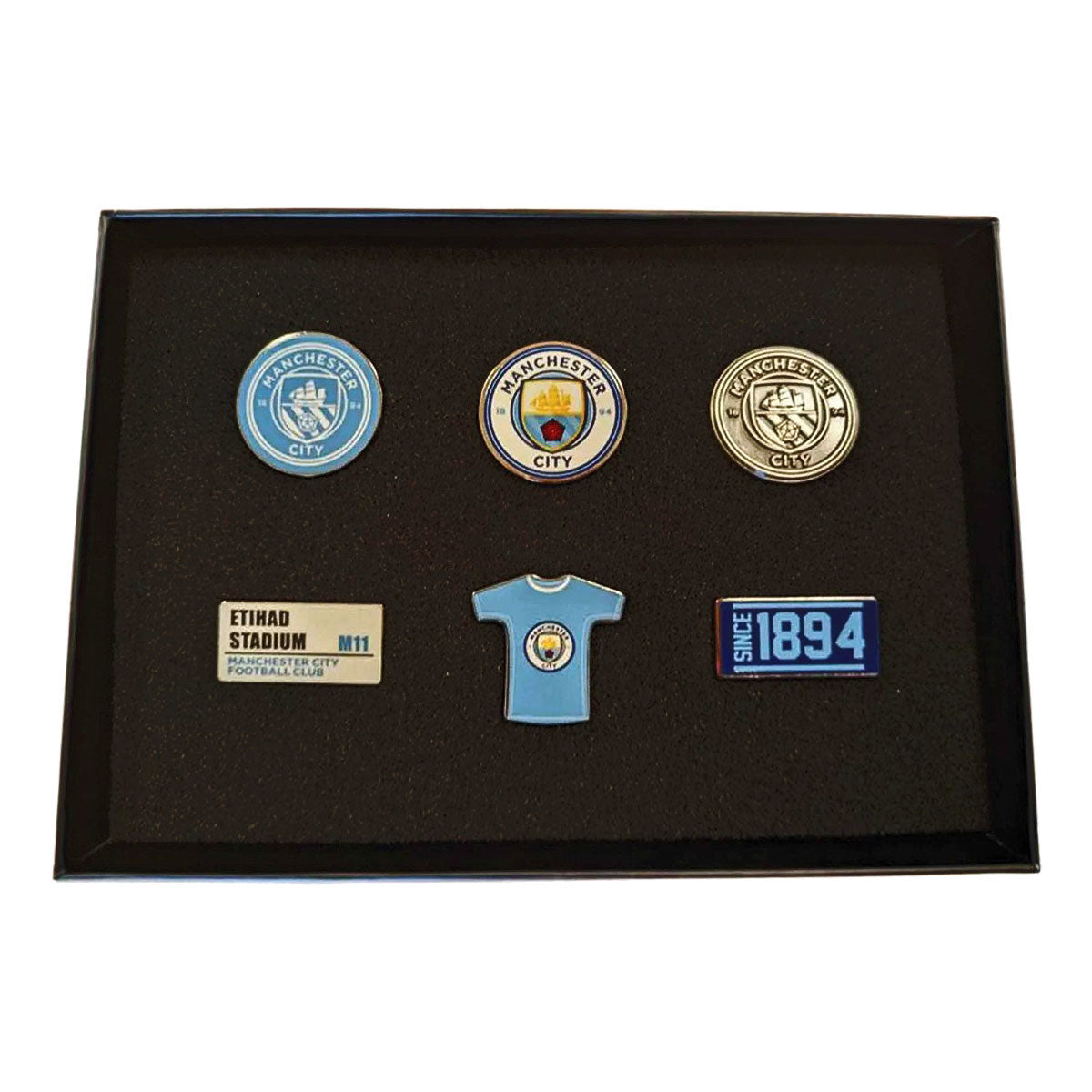 Manchester City FC 6pc Badge Set – Cazna Sports