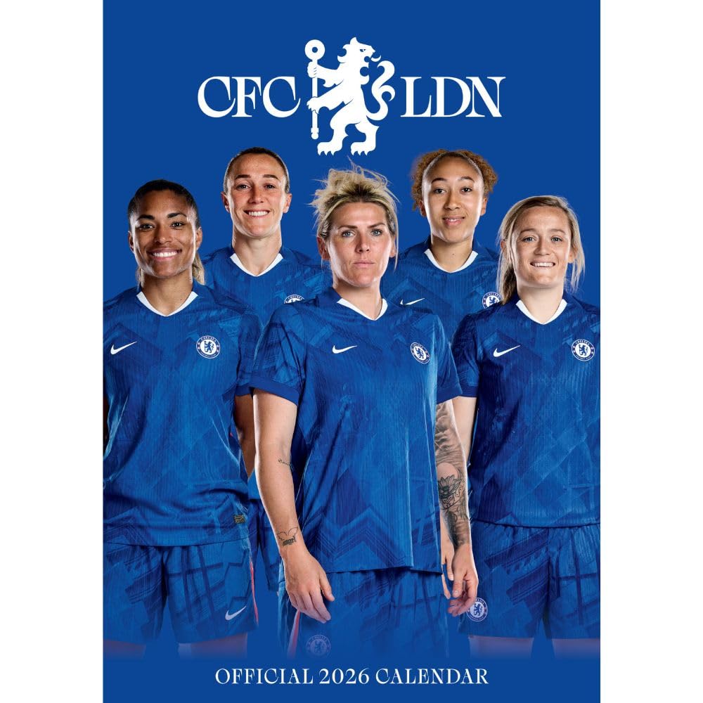 Chelsea WFC A3 Calendar 2026 – Cazna Sports