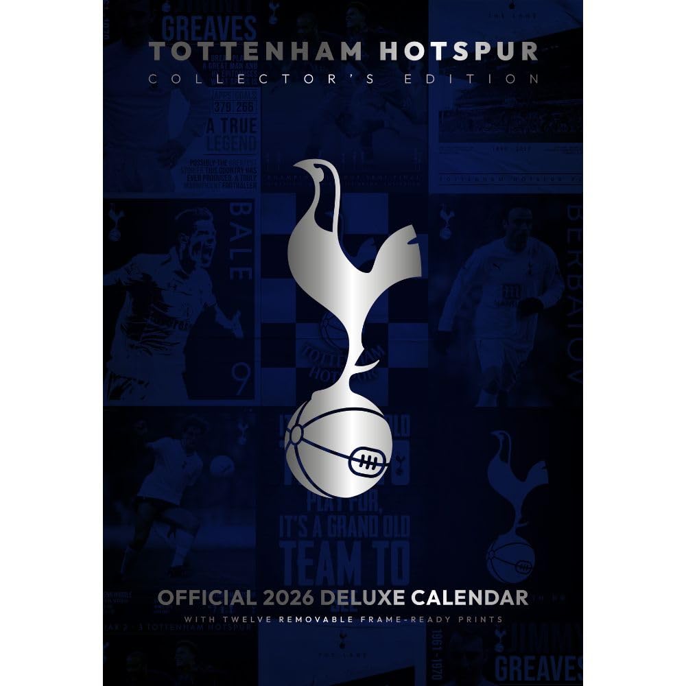 Tottenham Hotspur FC Deluxe Calendar 2026 – Cazna Sports