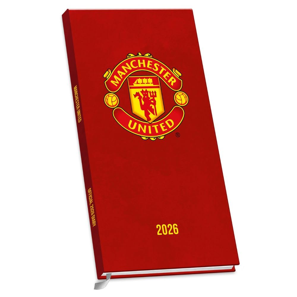 Manchester United FC Slim Diary 2026 – Cazna Sports