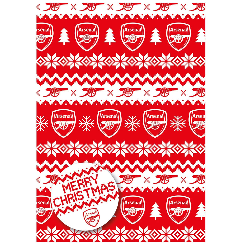 Arsenal FC Christmas Gift Wrap – Cazna Sports