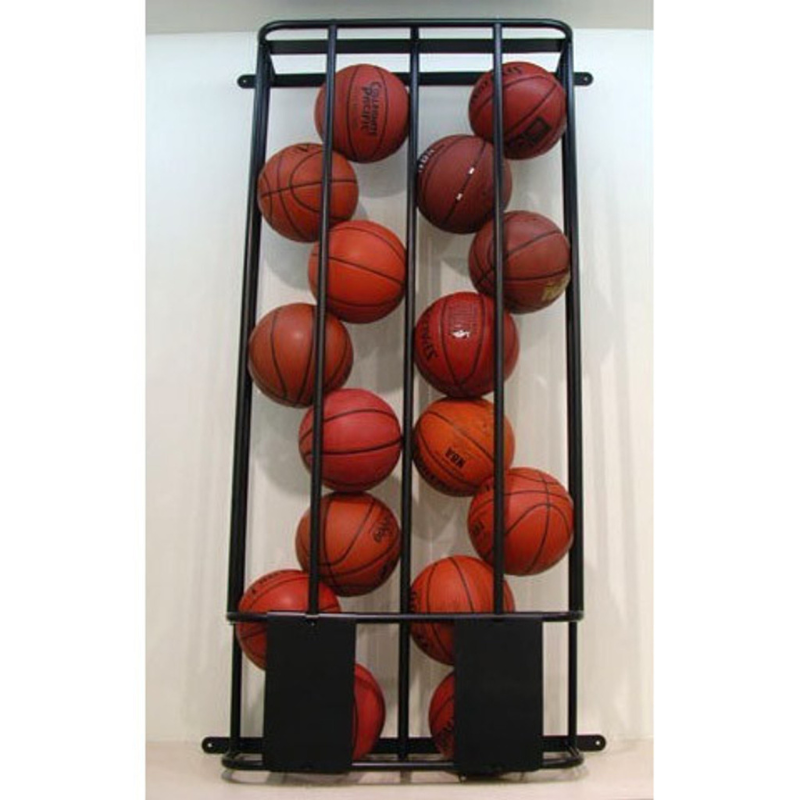 Wall mounted sports ball holder (12 balls) – Cazna Sports